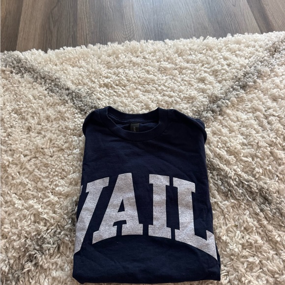 Tops | Vail Navy Blue Shirt | Poshmark